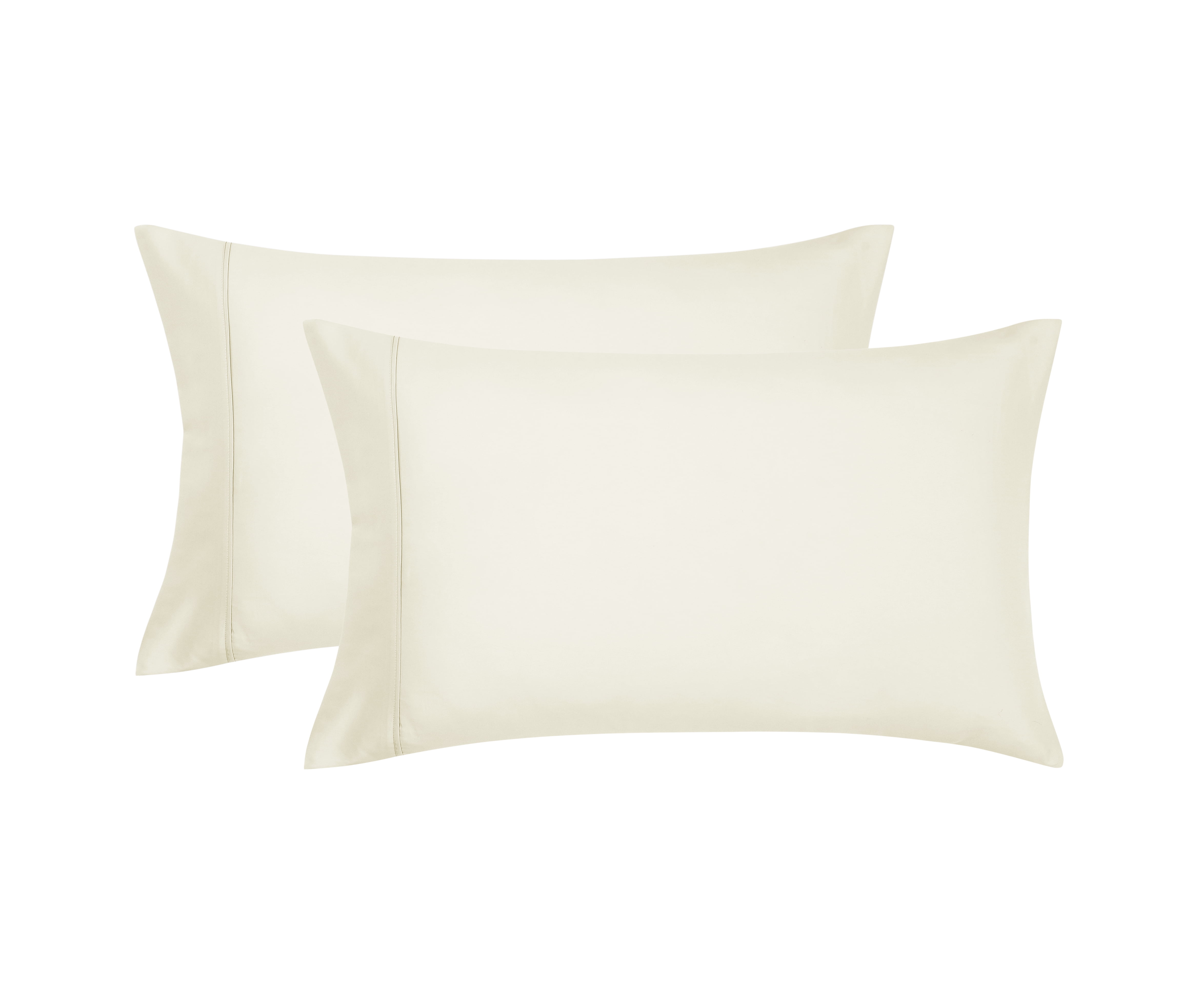 Mainstays Super Soft Brushed Microfiber Pillowcase Set, Soft Ivory ...