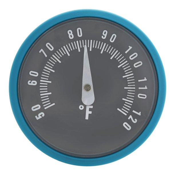 Mainstays Teal Top Dial Thermometer for Pools & Spas - 3.2 in. x 3.2 in ...