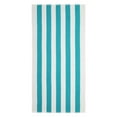Mainstays Teal & White Cabana Stripe Beach Towel, 28" x 58" - Walmart.com