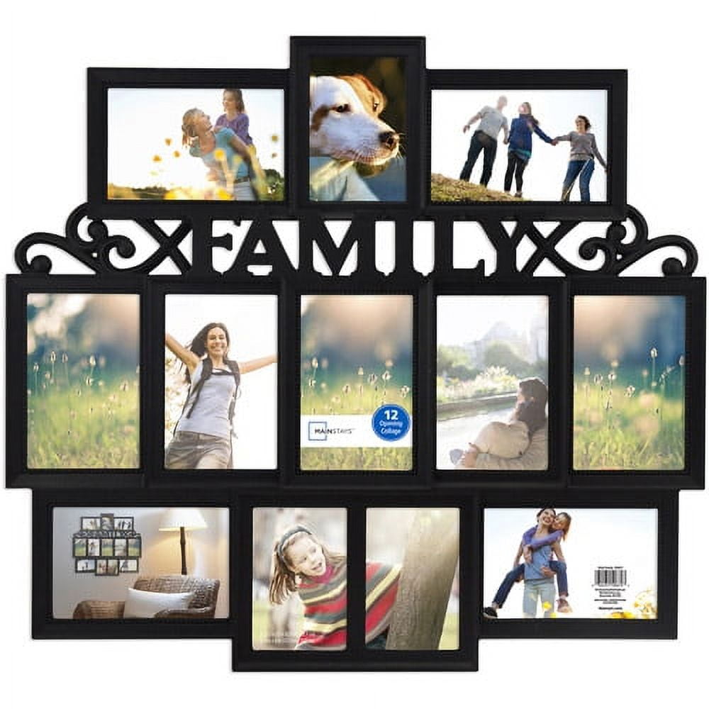 Mainstays Telly II 12-Opening Collage Frame - Walmart.com