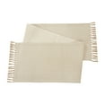 Mainstays Textured Cotton Table Runner, Natural, 14" W x 72" L ...