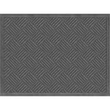 Mainstays Textures Crosshatch Polyester and Rubber Backed Doormat, 3' x ...