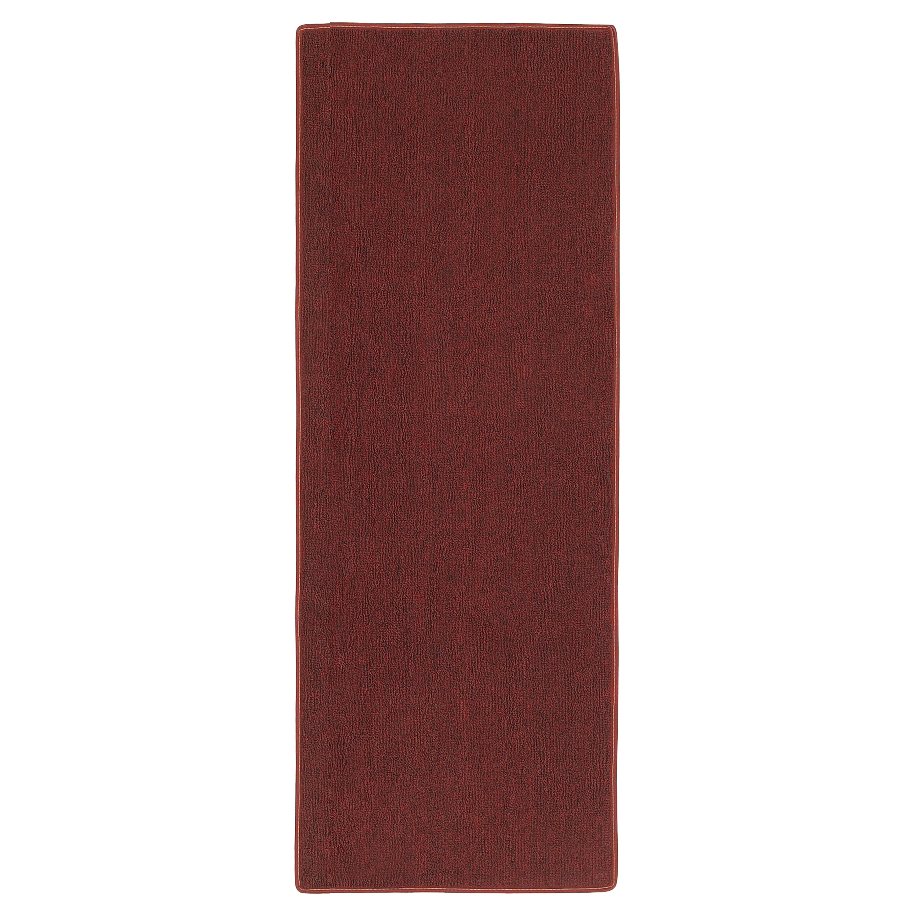 Mainstays Great American Rug Cardinal Red Polypropylene Indoor Area Rug ...