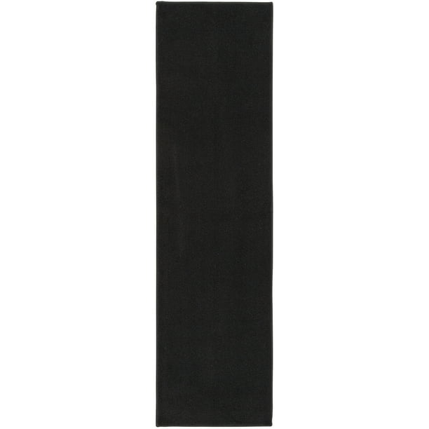 Mainstays Titan Durable Indoor Black Runner Rug, 20"x72" - Walmart ...