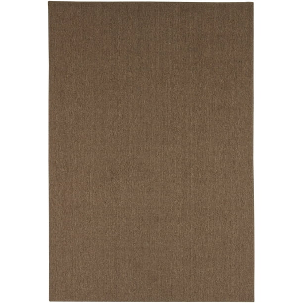 Mainstays Titan Solid Indoor Area Rug, Pecan, 5'x7' - Walmart Business ...