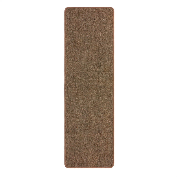 Mainstays Titan Solid Indoor Runner Rug, Pecan, 20"x72" - Walmart ...