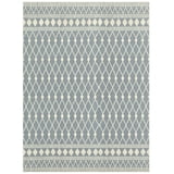 Mainstays Traditional Blue Diamond High Low Pile Indoor Large Area Rug ...