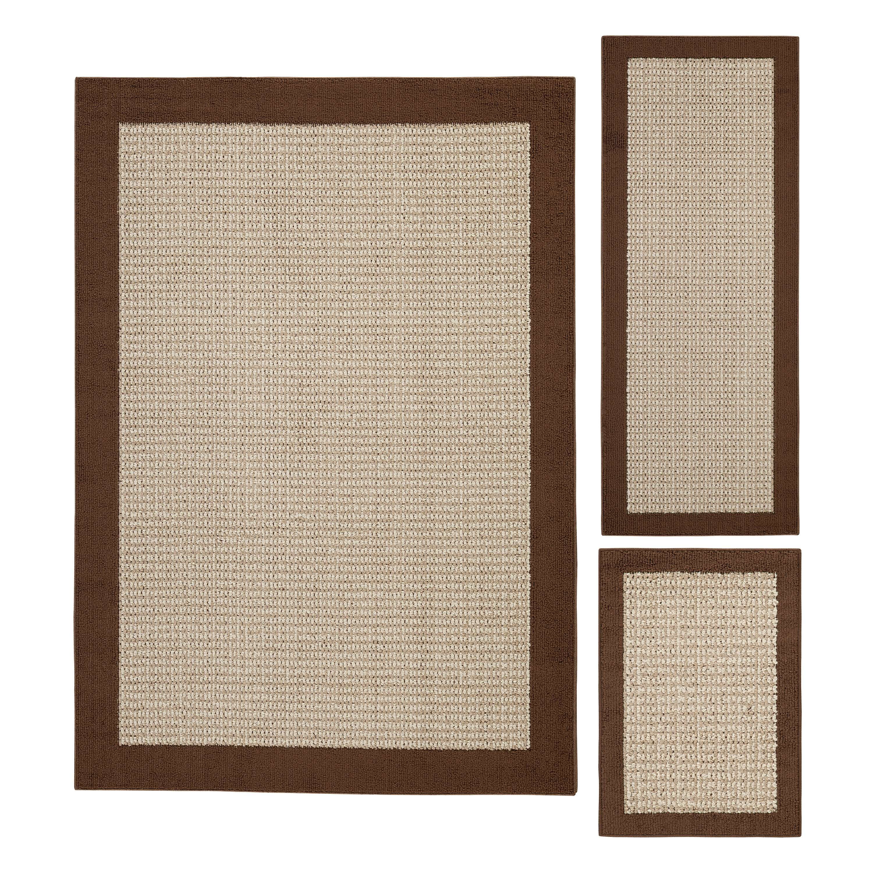 Mainstays Faux Sisal Area Rug Set - Stain & Fade Resistant - Walmart.com