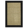 Mainstays Farmhouse Faux Sisal Olefin Black Border Indoor Entryway ...