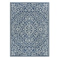 Mainstays 7' x 10' Blue Traditional Medallion Outdoor Rug - Walmart.com