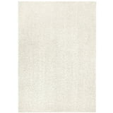 Mainstays Traditional Solid Ivory Shag Indoor Area Rug, 3' x 4'8 ...