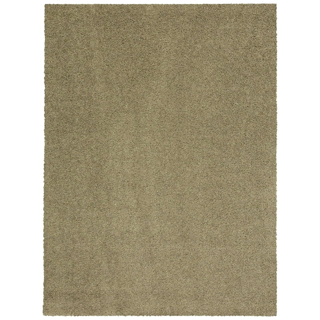 Mainstays Traditional Mushroom Tan Shag Indoor Area Rug, 5' x 7 ...