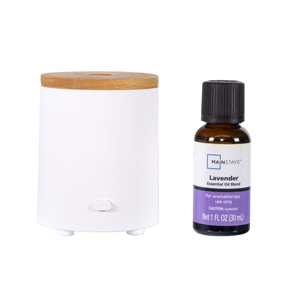 Mainstays Travel Essential Oil Fan Diffuser Set - Walmart Business Supplies