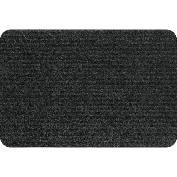 Mainstays Tri-Rib Doormat, 20" x 30", Charcoal - Walmart.com