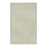 Mainstays Tufted Waves 2 Piece Bath Rug Set, Papyrus Beige, 17" x 24 ...