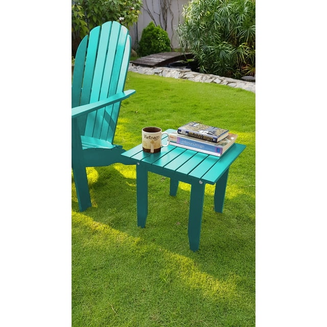 Mainstays Turquoise Adirondack Side Table - Walmart.com