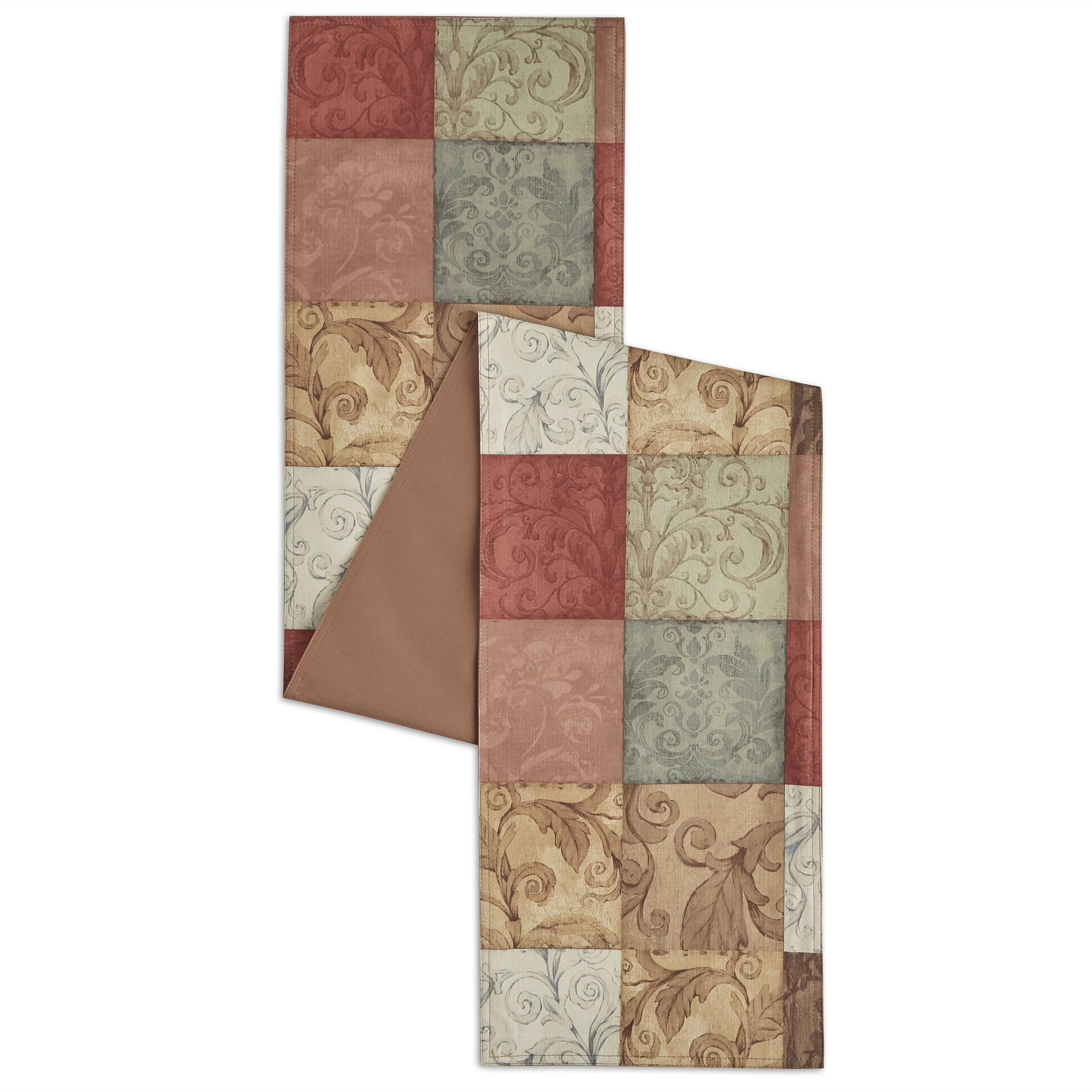 Mainstays Tuscany 72’’ x 13’’ Machine Washable Polyester Table Runner ...