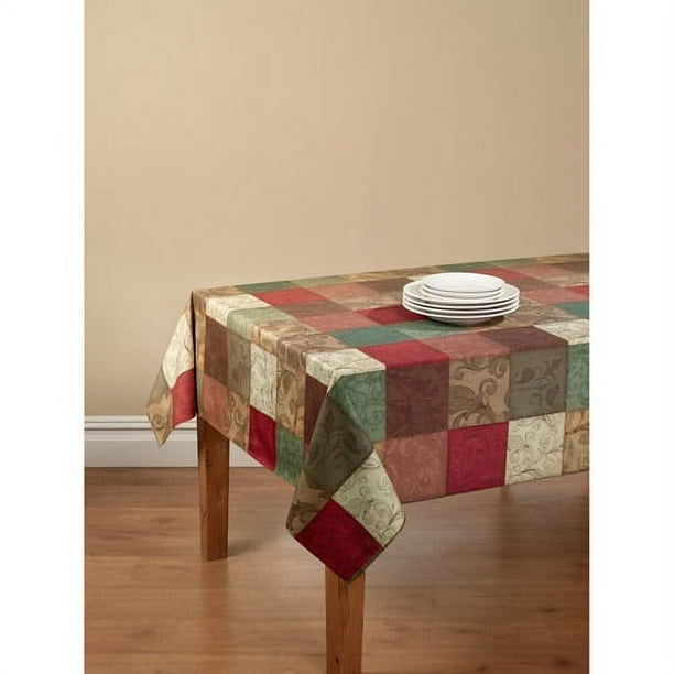 Mainstays Tuscany Tablecloth with Table Protector - Walmart Business ...