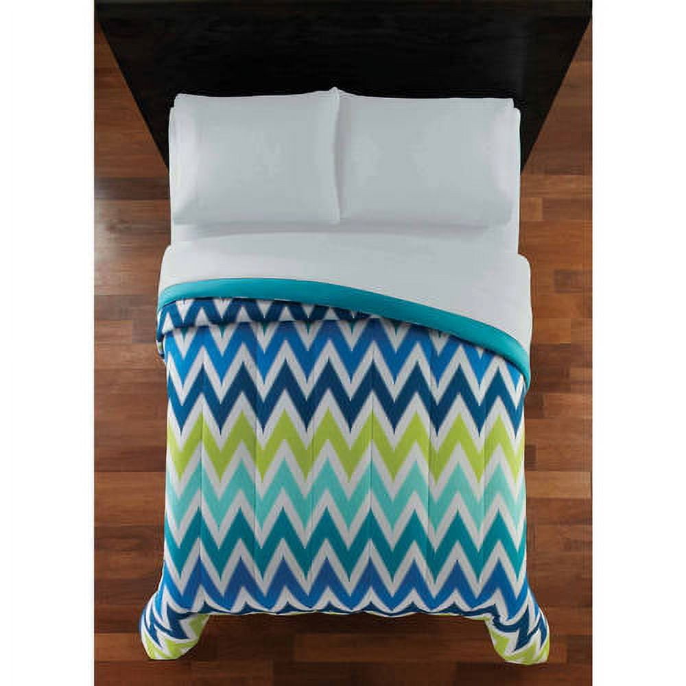 Mainstays Twin Chevron Comforter, 1 Each - Walmart Business Supplies