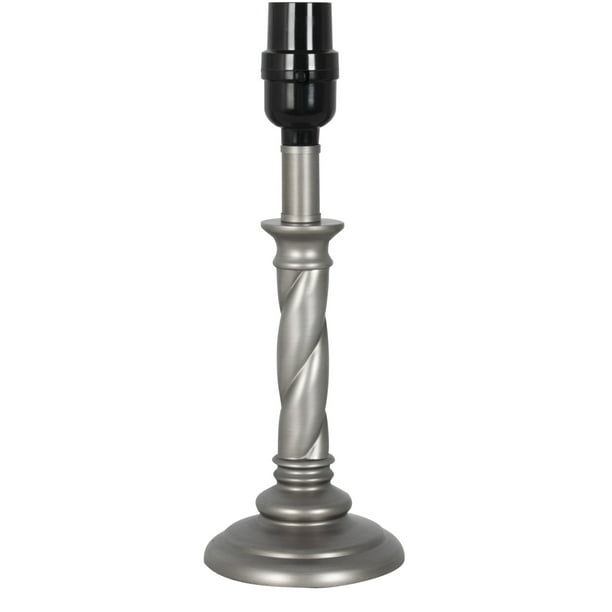 Mainstays Twist Accent Lamp, Nickel - Walmart Business Supplies