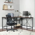 Mainstays Two-Way Convertible Desk with Lower Storage Shelf, Canyon ...