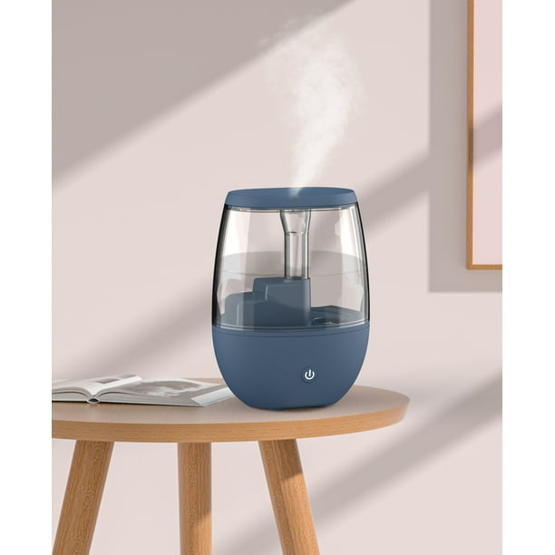 Mainstays Ultrasonic Cool Mist Humidifier with Aroma HU00-19013RB, Blue ...
