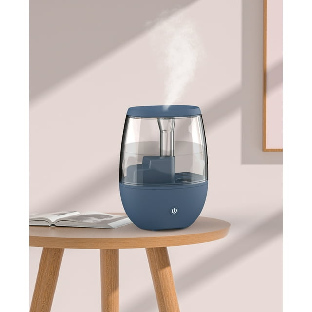 Mainstays Ultrasonic Cool Mist Humidifier with Aroma HU00-19013RB, Blue ...