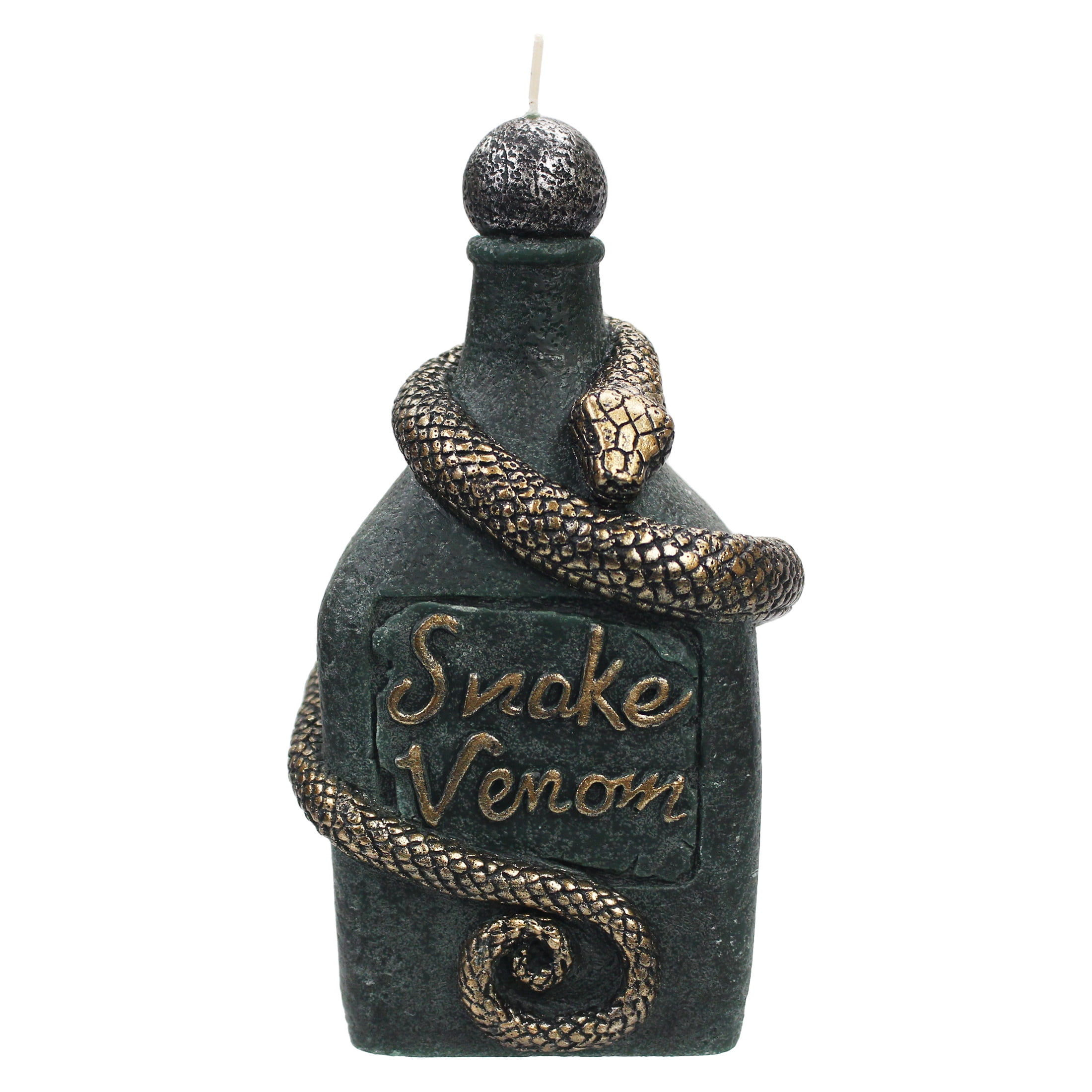 Mainstays Unscented Halloween Snake Venom Figural Candle, 6.6 inches ...