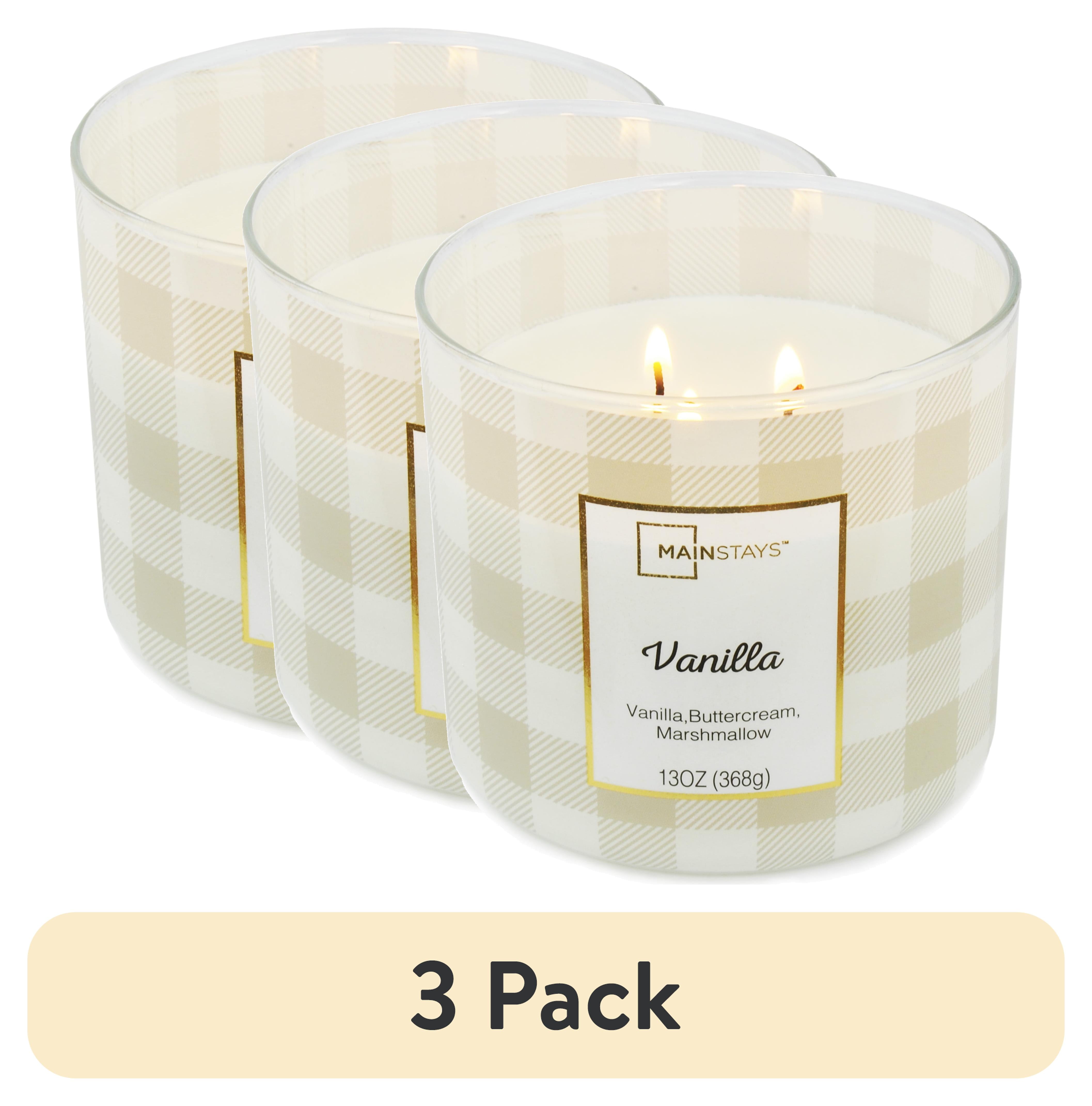 (3 pack) Mainstays Vanilla Fall Candle, 13 ounce - Walmart.com