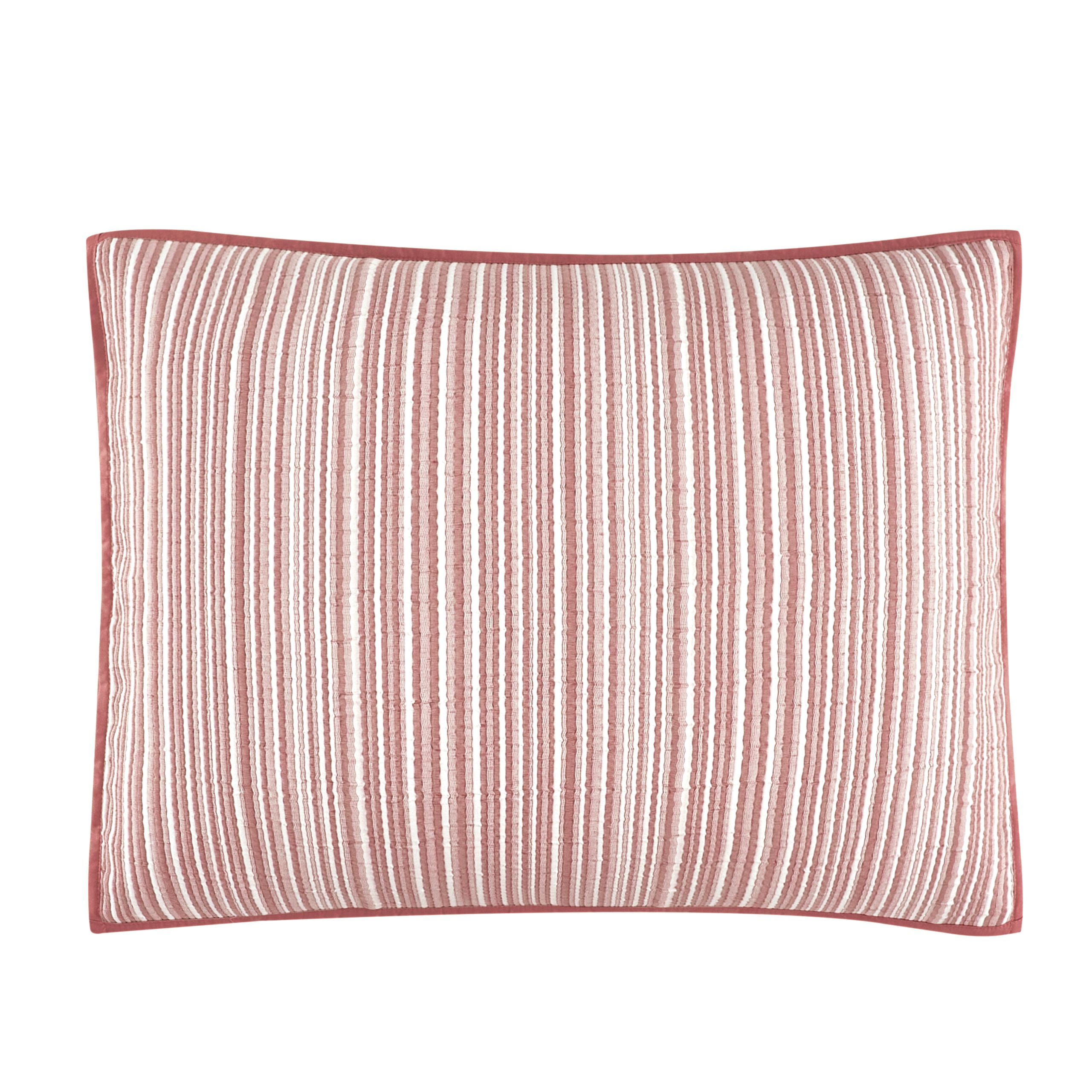 Mainstays Essentials Red Stripe Pillow Sham, Standard 1 Pack - Walmart.com