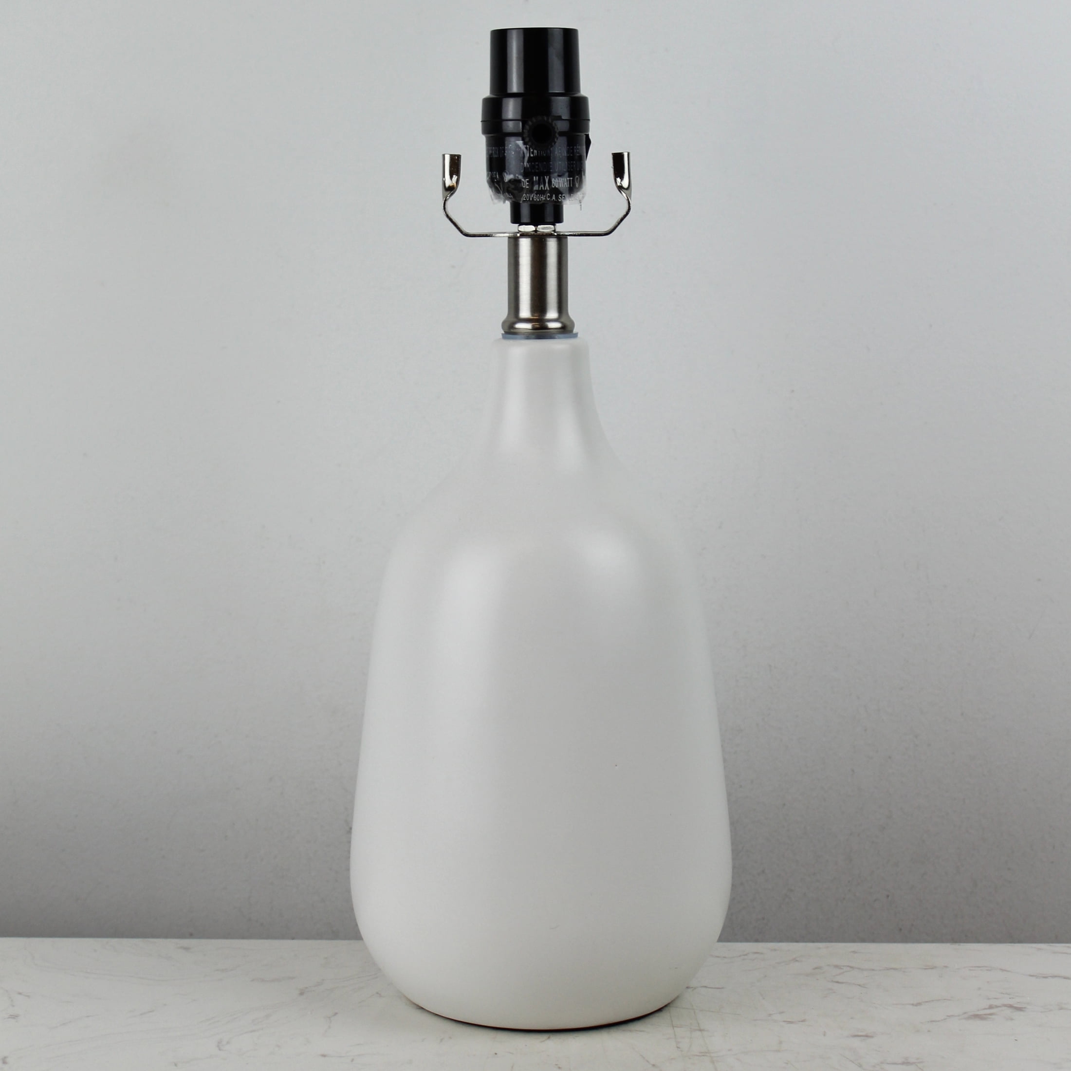 Mainstays White Ceramic Accent Lamp Base, 14"H - Walmart.com