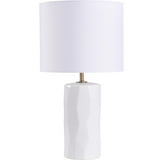 Mainstays White Ceramic Table Lamp - Modern Style - Walmart.com