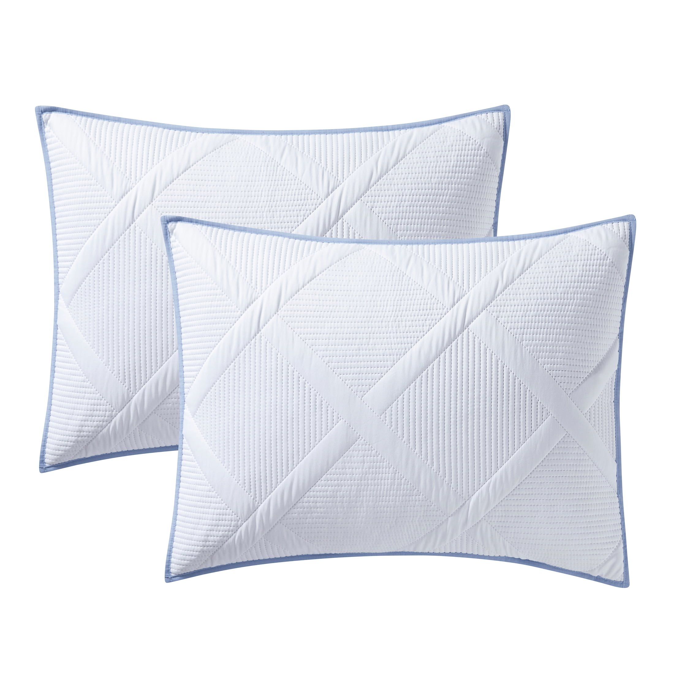 Mainstays White Diamond Pinsonic Reversible Soft Wash Microfiber Pillow ...