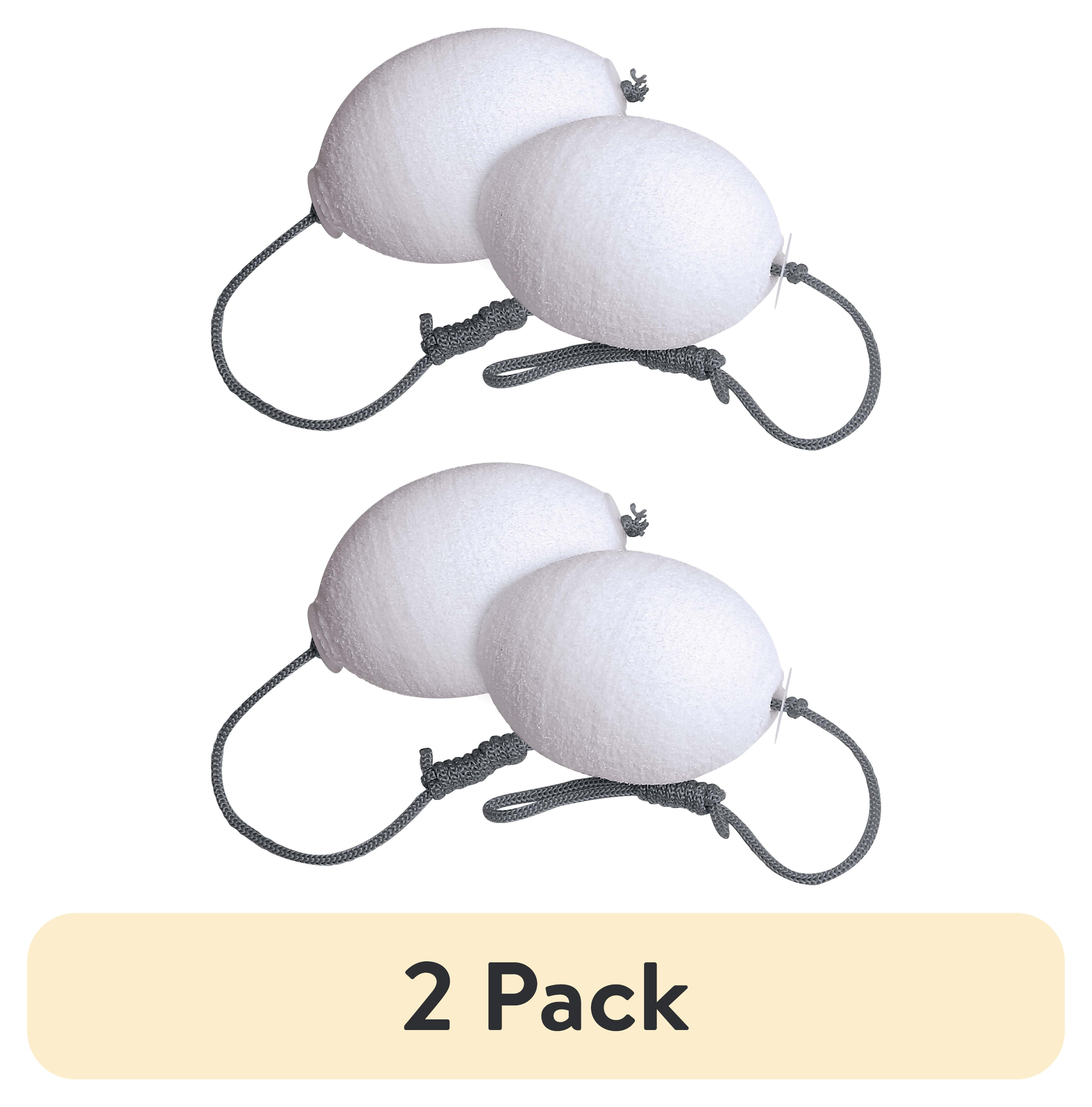 (2 pack) Mainstays White & Gray Scum Sponges for Small Pools & Spas ...