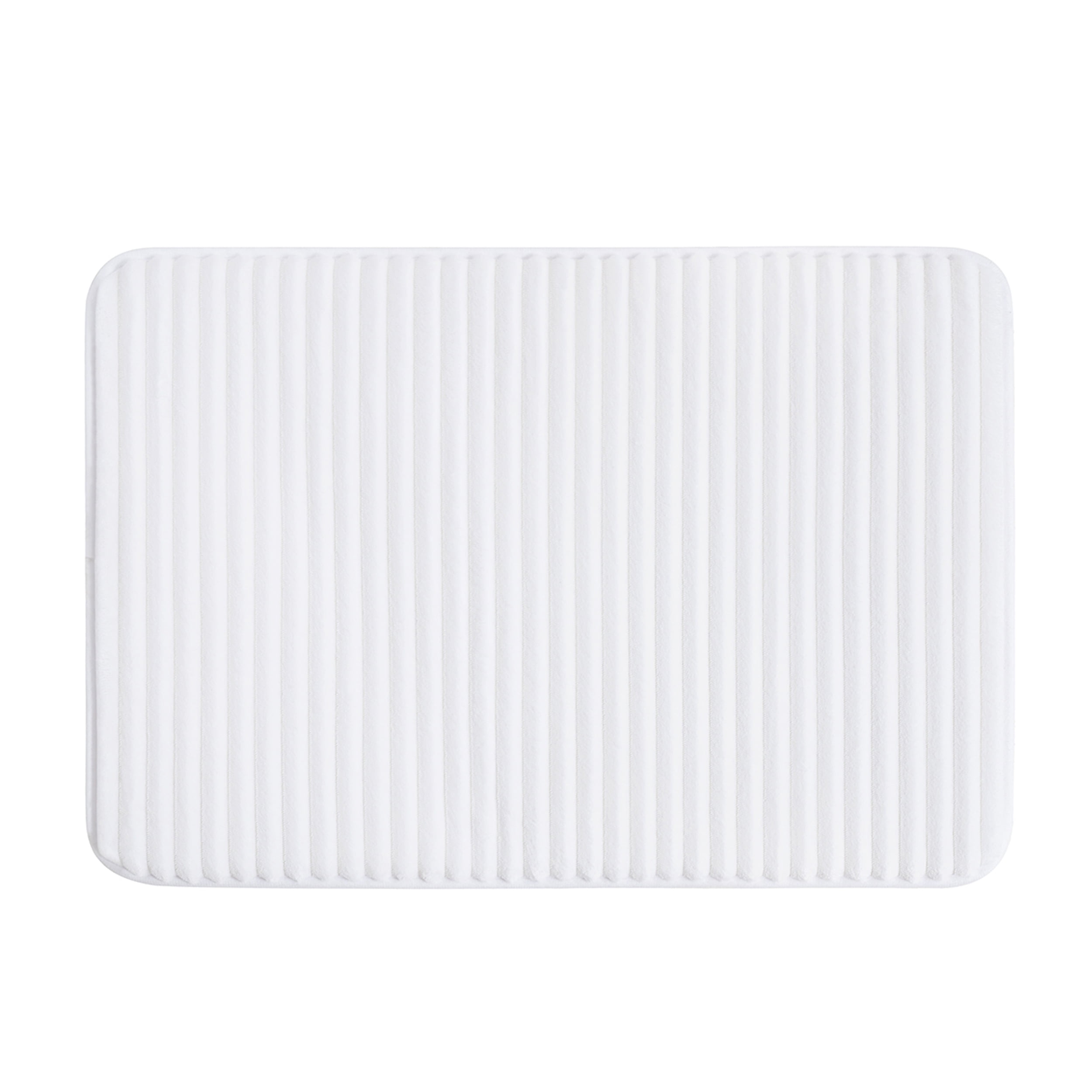 Mainstays White Performance Foam 17"x 24" Bath Rug - Walmart.com