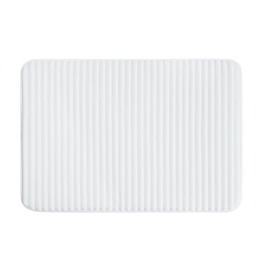 Mainstays Performance Polyester Bath Rug, Cool Water, 19.5" x 34 ...