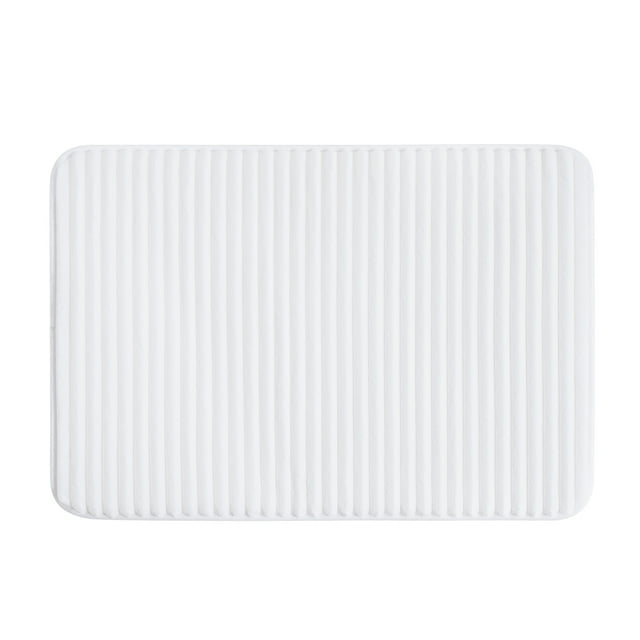 Mainstays White Performance Foam 20"x 32" Bath Rug - Walmart.com