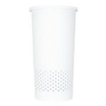 "Mainstays Round White Lidded Laundry Hamper with Ventilation Holes 13. ...