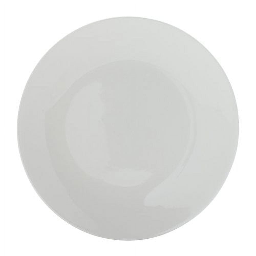 Mainstays White Stoneware Salad Plate 7" Diameter Dishwasher Safe ...
