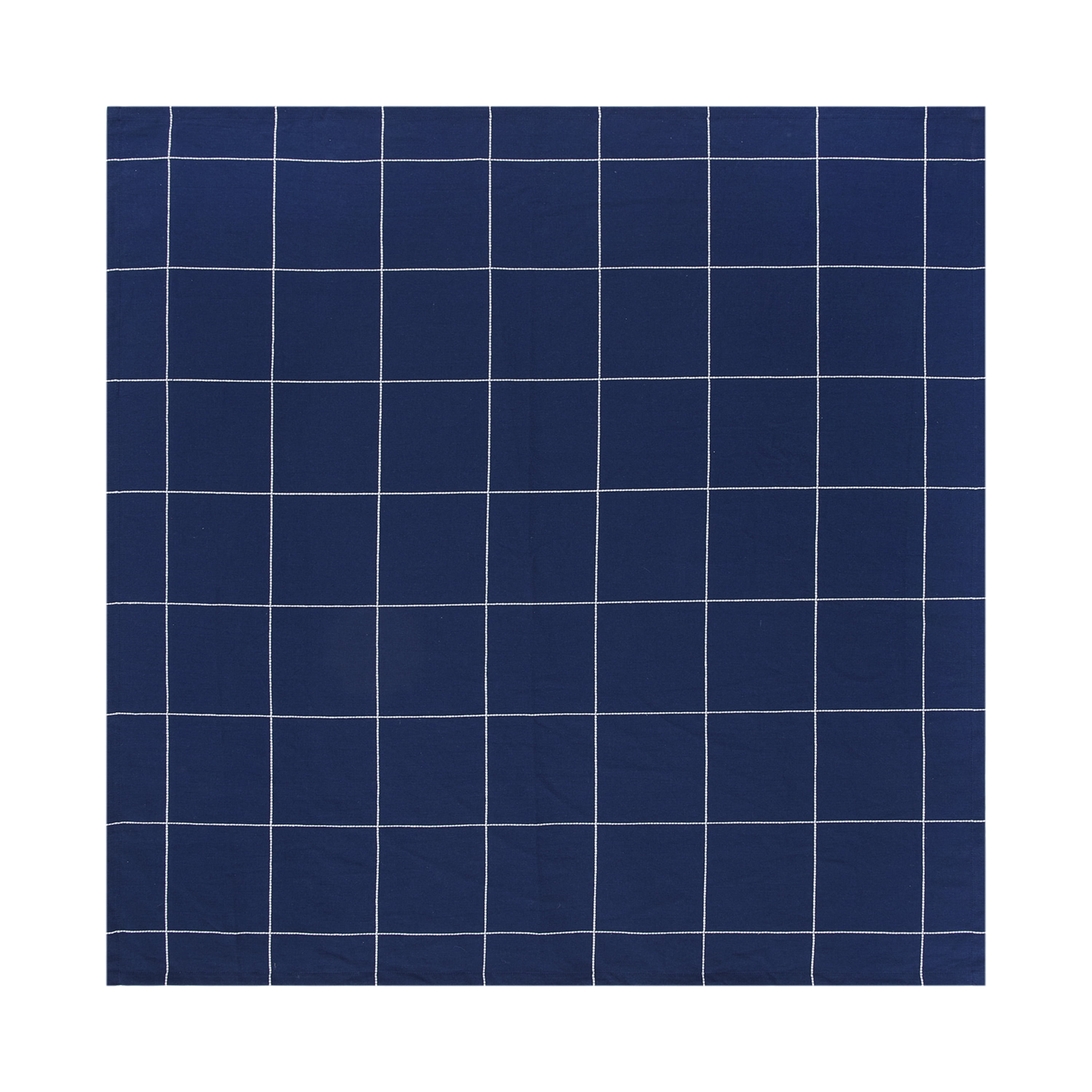 Mainstays Window Pane Table Cloth Throw, Navy, 1 Count - Walmart ...