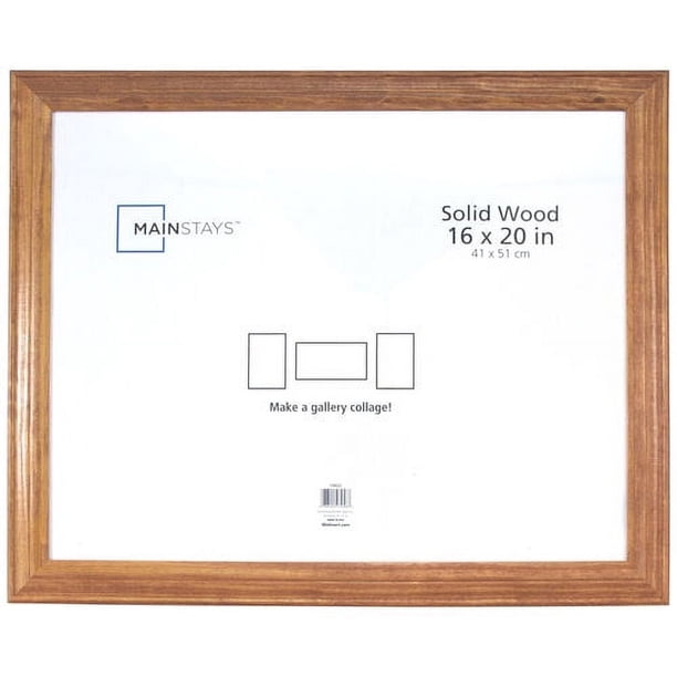 Mainstays Wood Picture Frame, Brown - Walmart Business Supplies