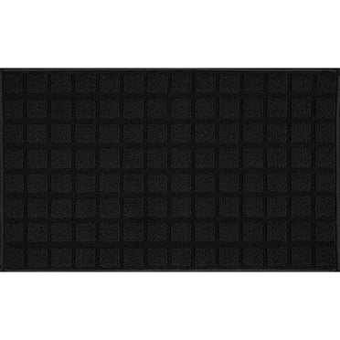 Mainstays Titan Solid Indoor Living Room Area Rug, Gray, 5' x 7 ...