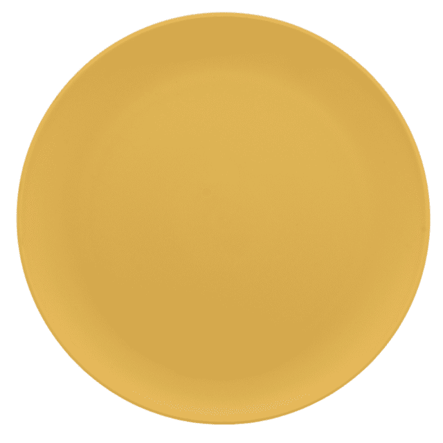 Mainstays - Yellow Round Plastic Plate, 10.5-inch - Walmart Business ...