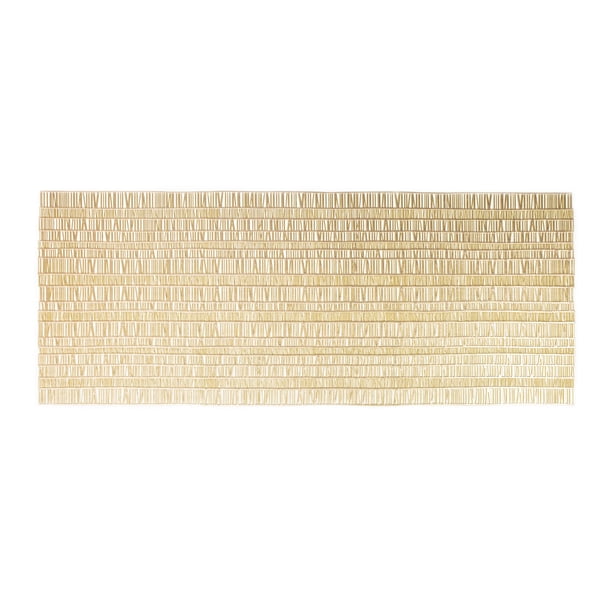 Mainstays Zayne Pressed Vinyl Table Centerpiece Gold 15 x 37.8 ...