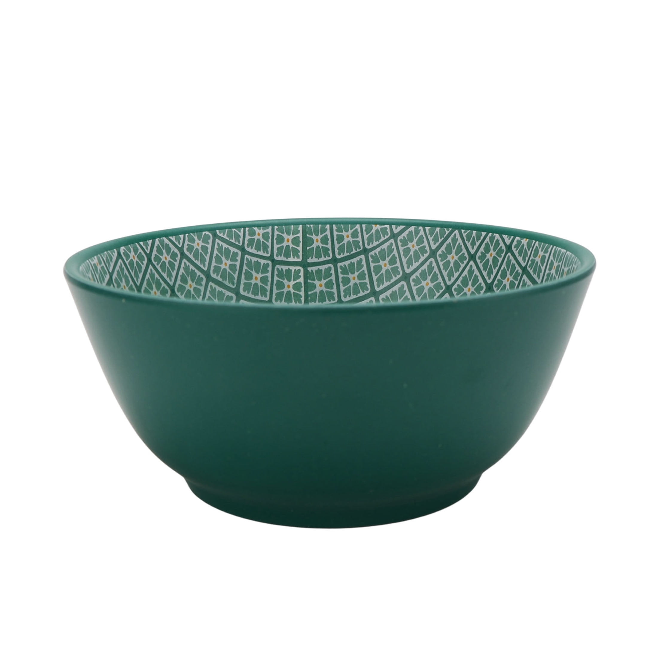 Mainstays by Becky G. & Alejandra Bamboo Melamine Cereal Bowl, Green ...