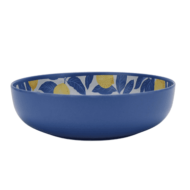 Mainstays Blue Rim Printed 32 oz Coupe Dinner Bowl - Walmart.com