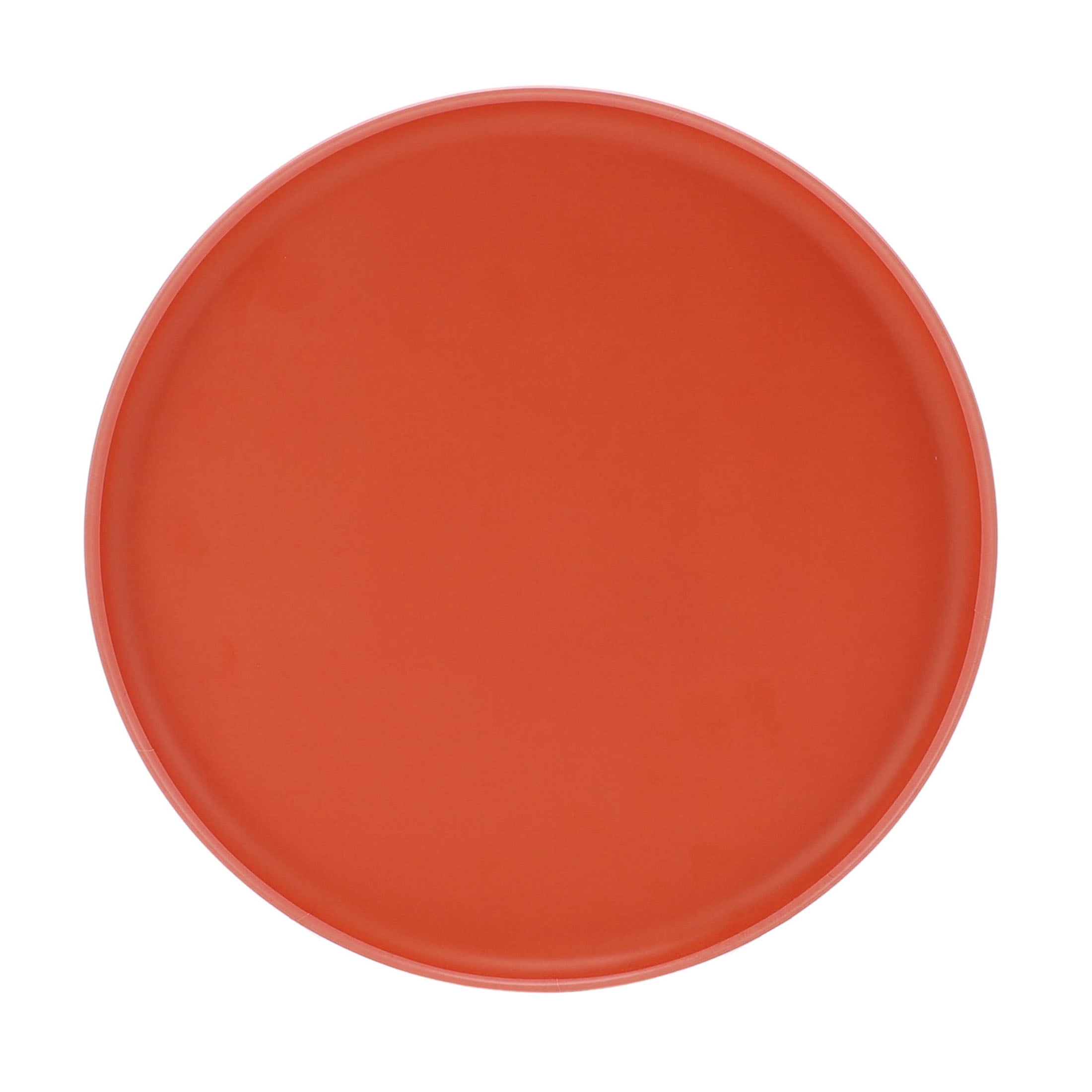 Mainstays by Becky G. & Alejandra Bamboo Melamine Dinner Plate, Orange ...