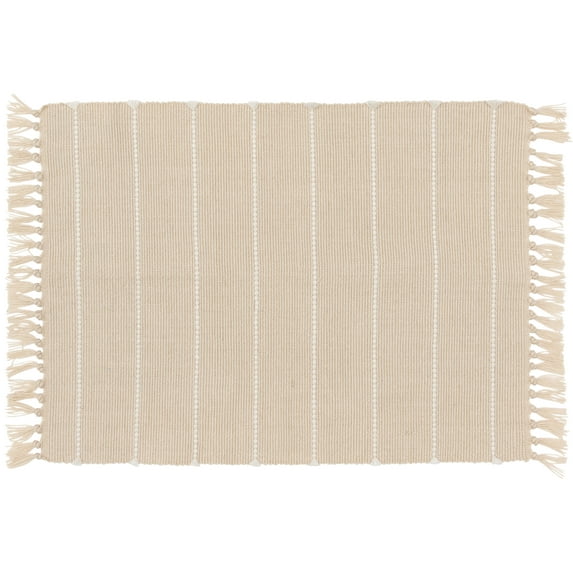 Mainstays by Becky G. & Alejandra Indoor/Outdoor Layering Rug, Beige ...