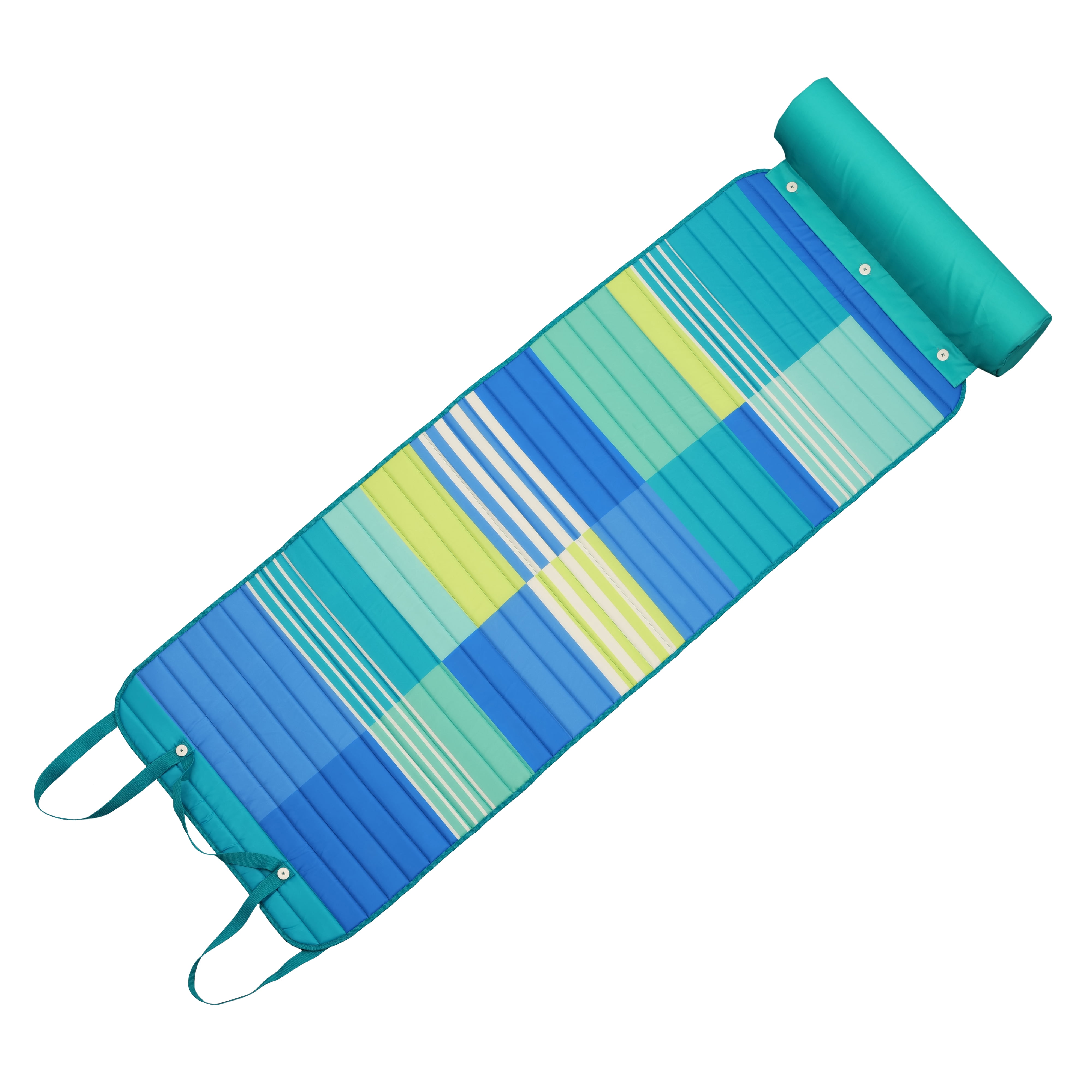 Mainstays Beach Mat Roll Up Offset Stripe Polyester Camping Outdoor ...