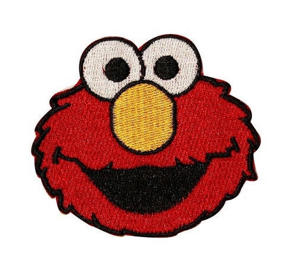 Mainstreet Classics Red Sesame Street Elmo Big Face Embroidered Patch ...